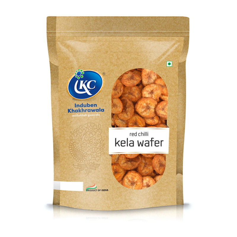 Banana Red Wafer - Induben Khakhrawala | Khakhra Shop
